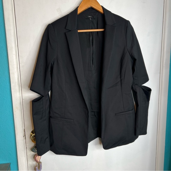 DREW | Jackets & Coats | Drew Cut Off Sleeves At Elbow Blazer Jacket ...